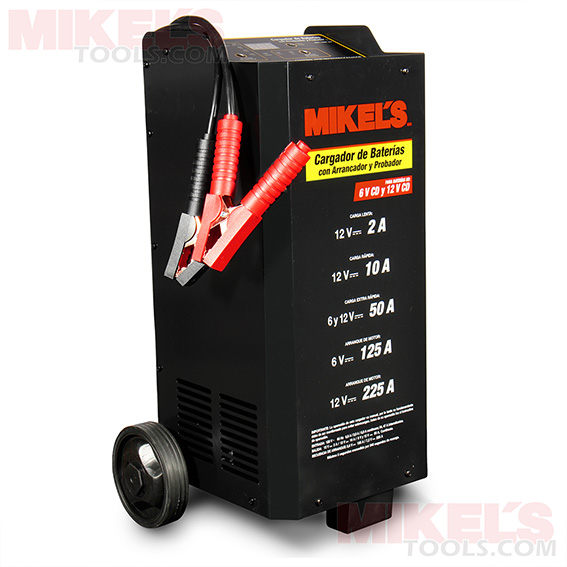 CARGADOR DE BATERIAS C/ARRANCADOR 10/50/125/225AMP MIKELS Modelo CBAP-225 - Tiendas Mikels Mexico