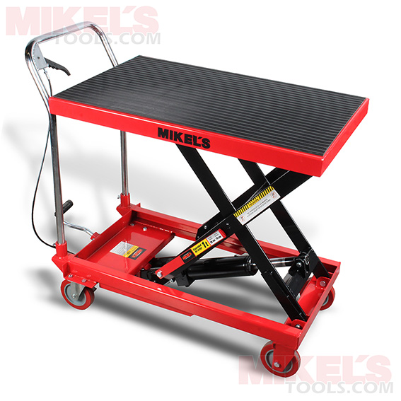 MESA ELEVADORA 1 TON MIKELS Modelo SP-1000 - Tiendas Mikels Mexico